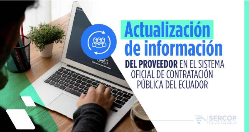 Actualización de información del proveedor en el Sistema Oficial de Contratación Pública del ...